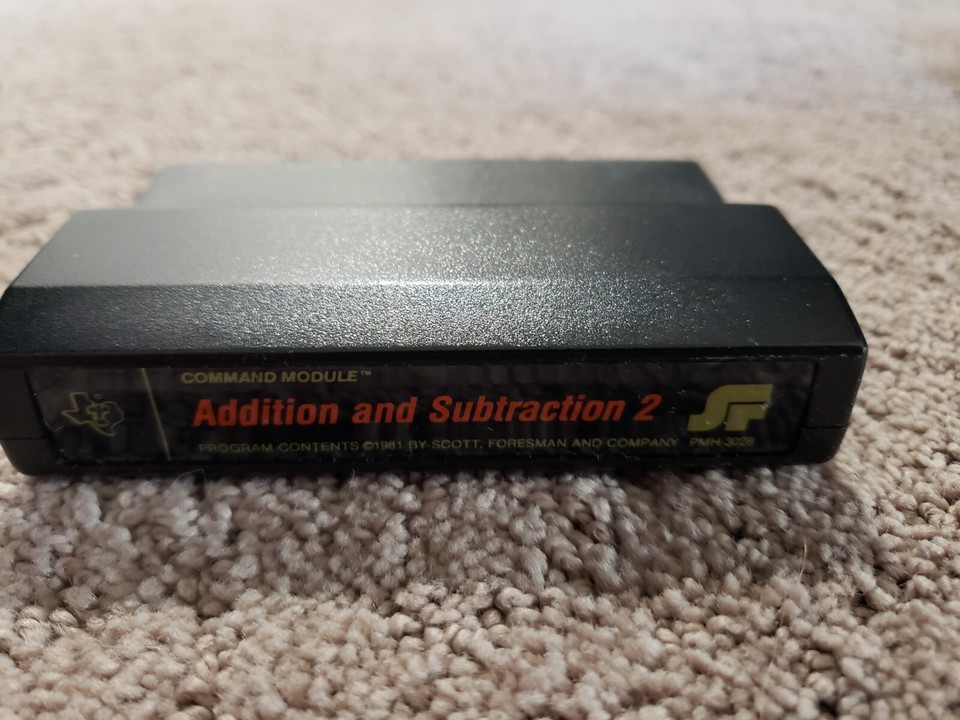 TI-99 Texas Instruments Game Lot Clean Tested & Working Pick Your Favs ...