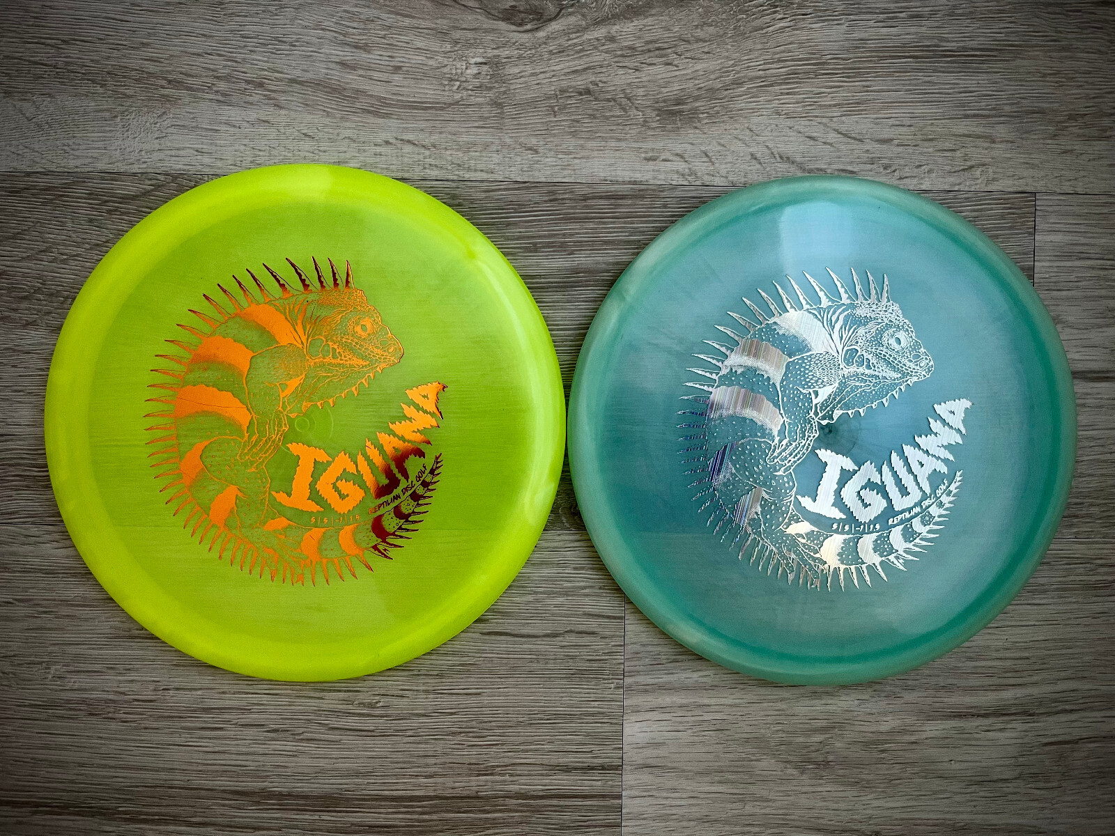Lot of 2 Reptilian Disc Golf Iguana Midrange Discs | eBay