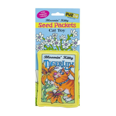 Fuzzu Organic Catnip Toy Blooming' Kitty Seed Packets TIGER LILY | eBay