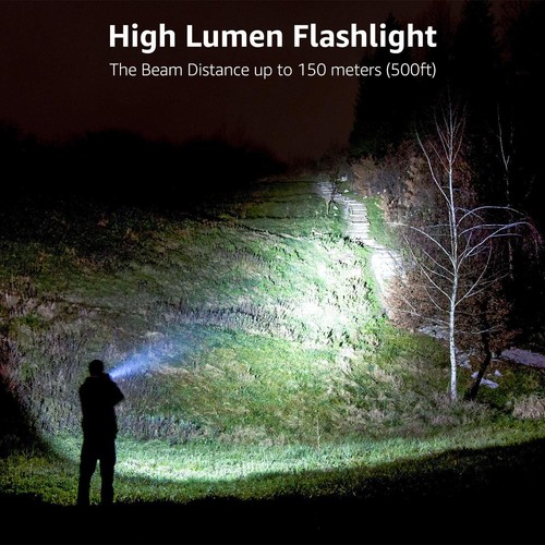 Lighting EVER LED Flashlights High Lumens, Small Flashlight, White ...
