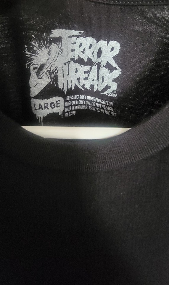 TERROR THREADS - THE SHINING T SHIRT - BLACK - LARGE HORROR MOVIE | eBay