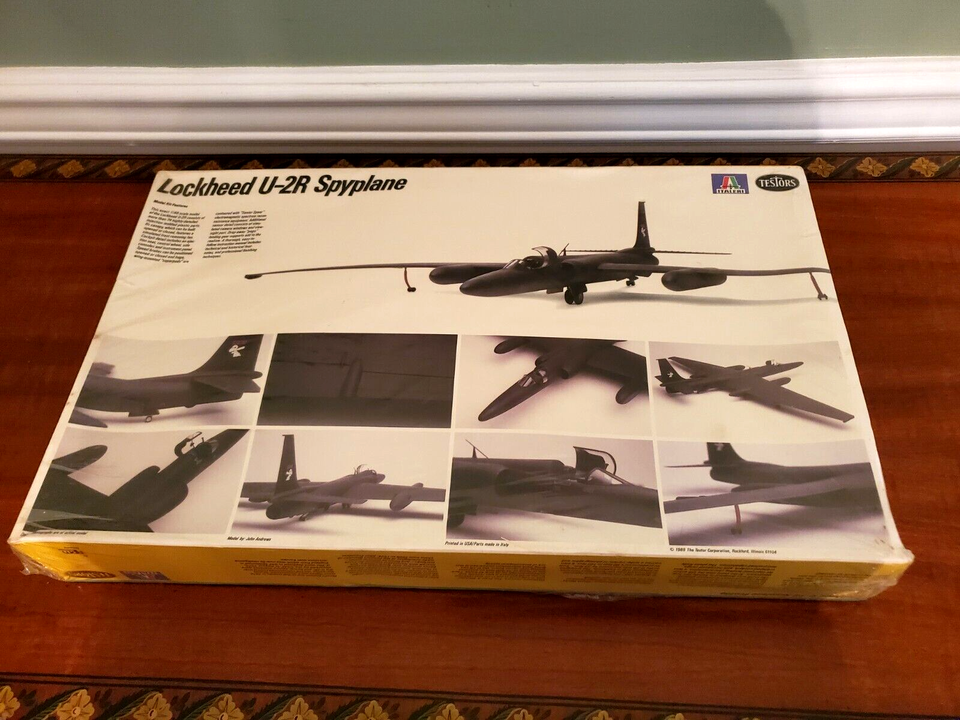 TESTORS U-2R SPYPLANE 1:48th SCALE AIRPLANE PLASTIC MODEL KIT- SEALED ...