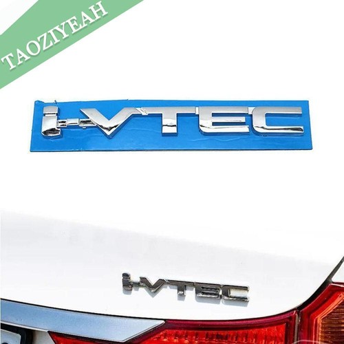 Chrome i-VTEC Car Trunk Rear Emblem Badge Sticker For Civic Accord ...