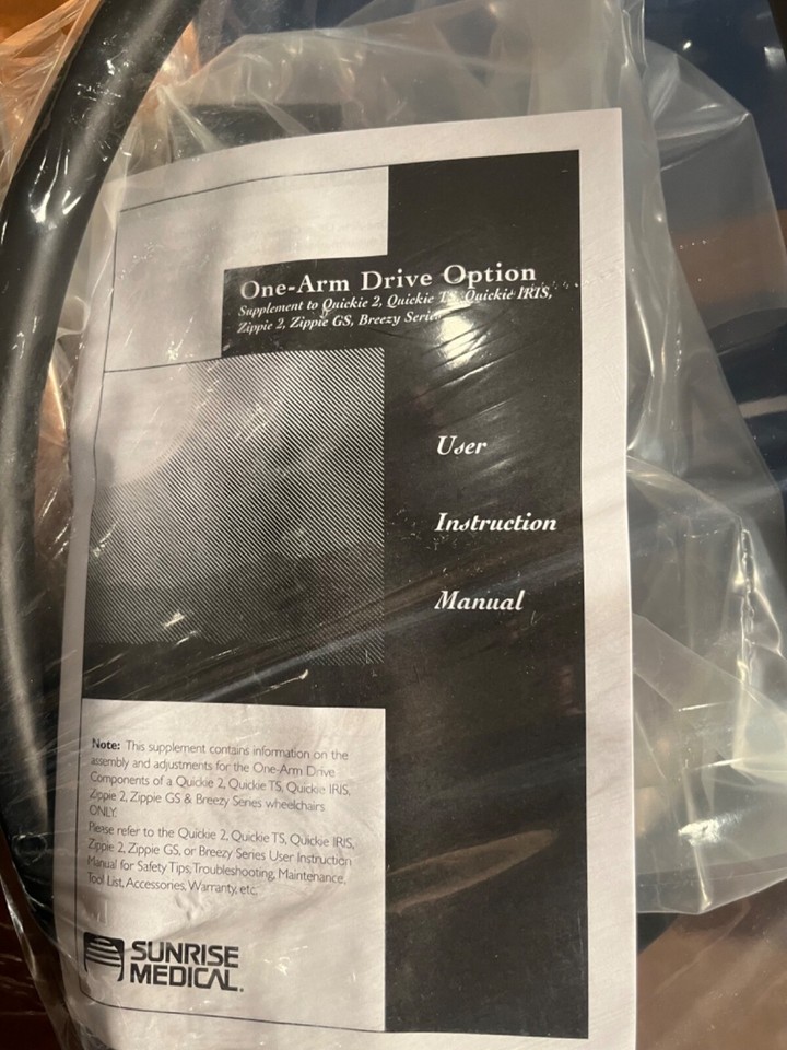 Quickie Wheelchair One Arm Drive Assembly Quickie 923527 Sunrise ...