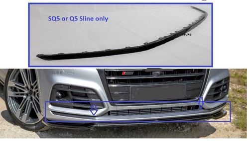 front bumper cover molding trim Impact Strip black fits 2018 - 20 SQ5 ...