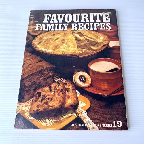 Favourite Family Recipes Australian Recipe Series 19 Vintage Cookbook ...