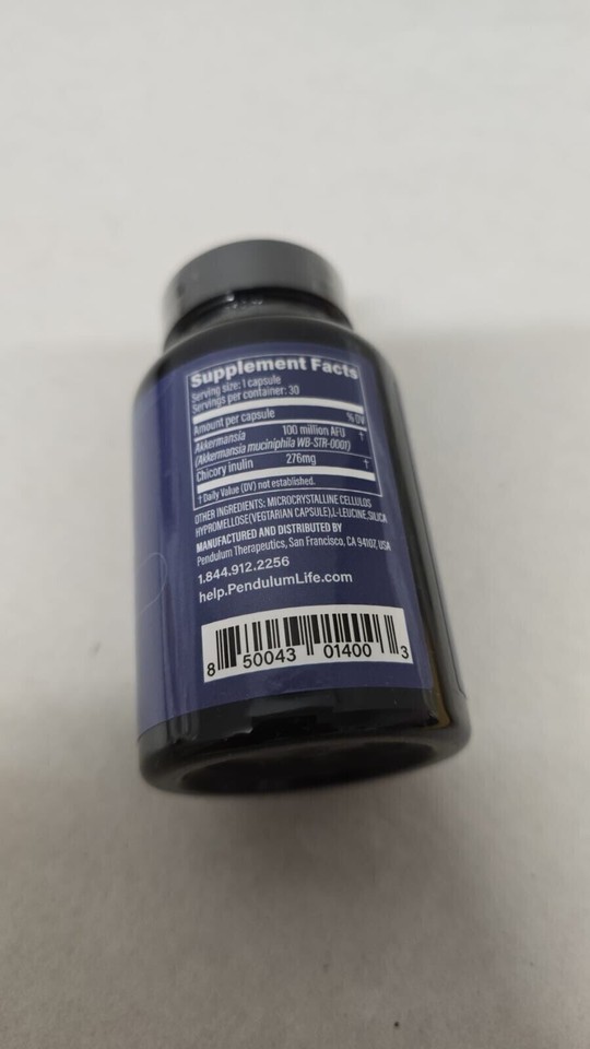 Pendulum Akkermansia Probiotic with Prebiotic Fiber - Increases GLP-1 ...