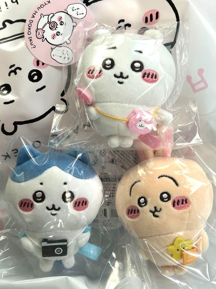 Chiikawa Store Going Out Plush Key Chain Set of 3 Chikawa Usagi ...