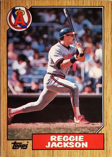 Reggie Jackson #300 1987 Topps Card Mint | eBay