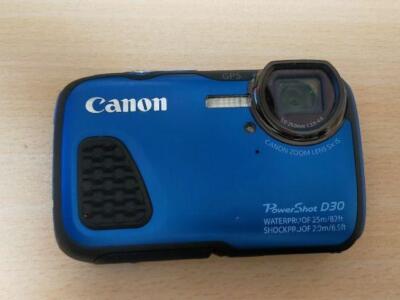 Canon PowerShot D30 Digital Camera Waterproof 25m 12.1 million pixels ...