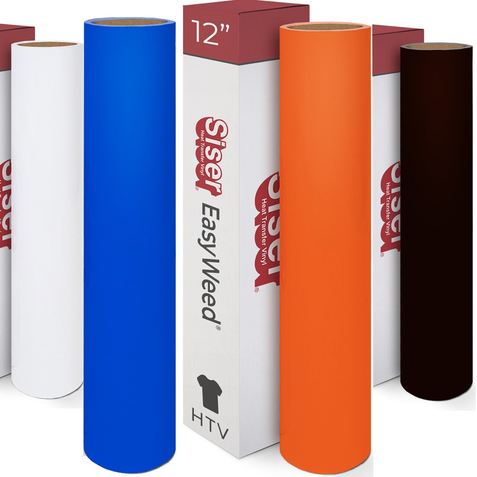 Siser Easyweed Heat Transfer Vinyl HTV - Pick 5 Colors for $39.95, 12 ...