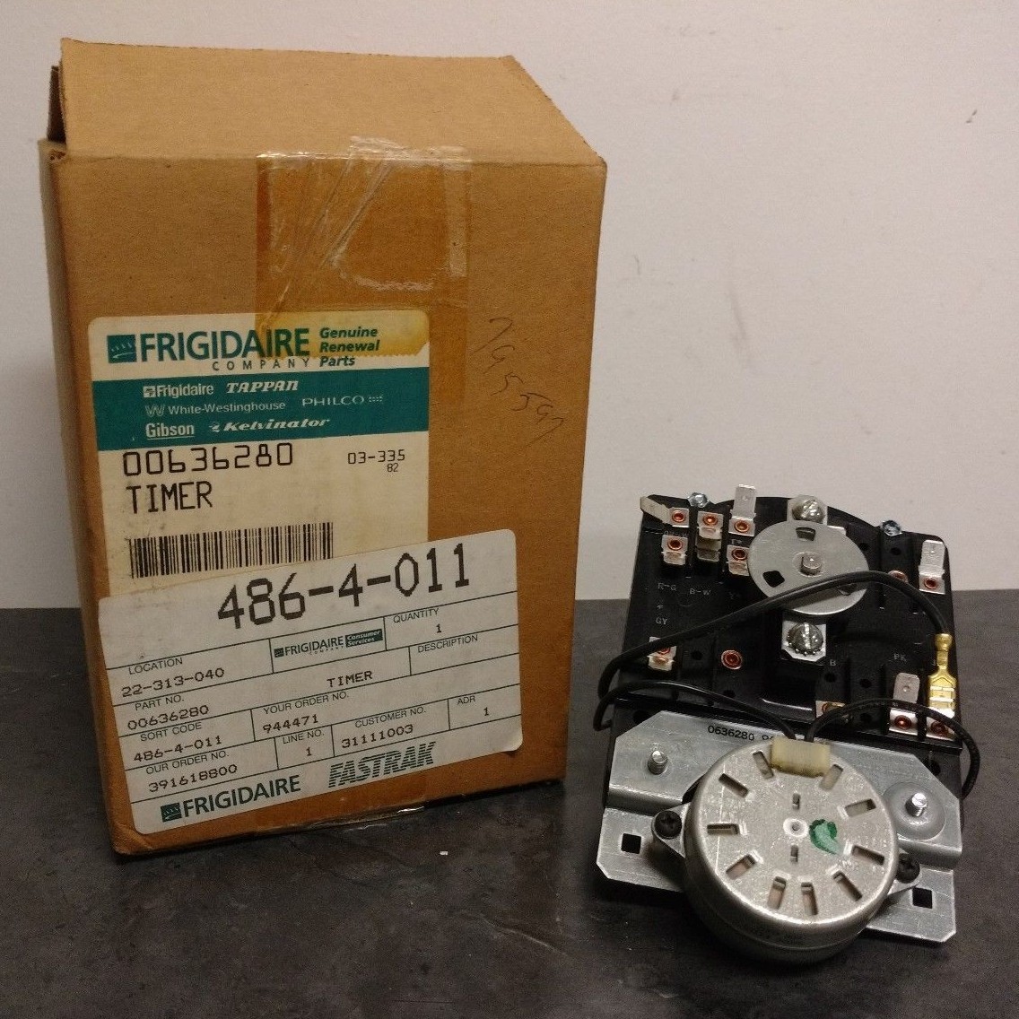 Genuine Frigidaire Tappan Philco Gibson Dryer Timer 0636280 P103 | eBay