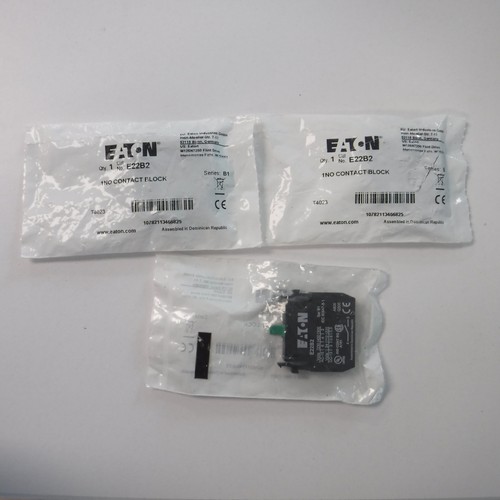 3 Pack Eaton Single Circuit Contact Blocks W/Screw Terminals E22B2 | eBay