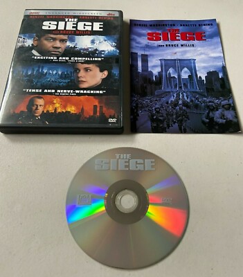 The Siege (DVD, 2000, Anamorphic Widescreen DTS Version) Like New ...