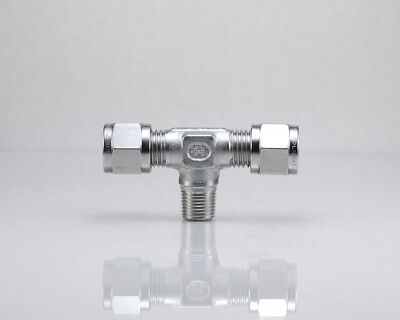 HOKE 4TTM2316 MALE BRANCH TEE 1/4 IN TUBE OD X 1/8 IN MALE NPT 316 SST ...