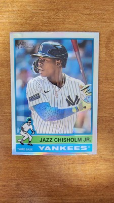 2025 topps heritage - Jazz Chisholm Jr - Chrome Refractor #33 | eBay