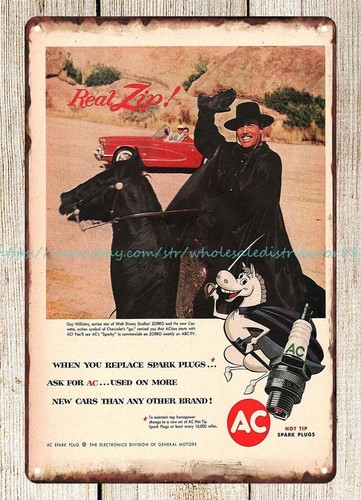 Spark PlugS 1959 Guy William as s metal tin sign | eBay