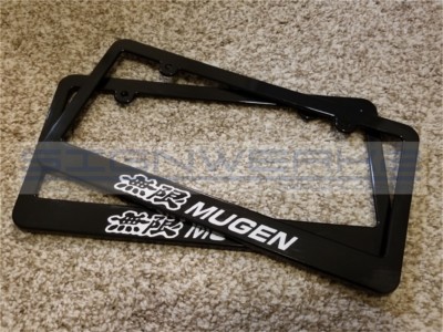 Honda Mugen Racing License Plate Frame Racing JDM Japan Vtec NSX Type R ...