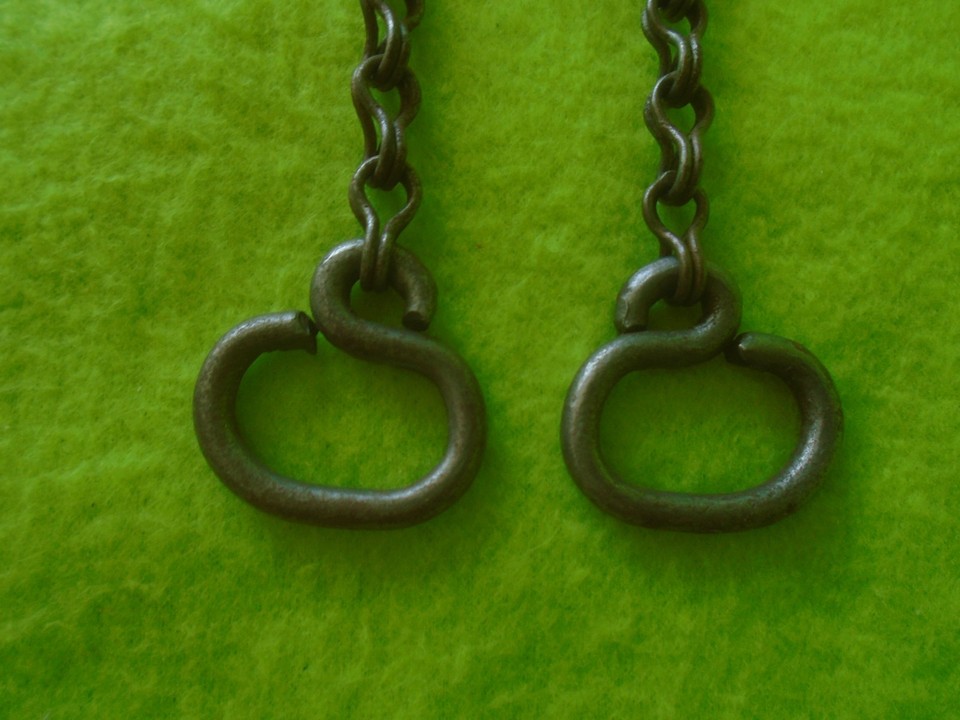 SUPER Nice Vintage Handmade 14"Double REIN CHAINS~SWIVEL Center~Vaquero ...
