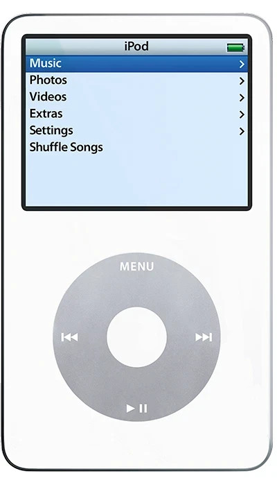 Apple iPod classic 4th Generation White A1099 w/ New Battery | eBay