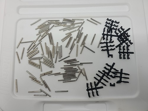 VINTAGE AURORA HO TRACK PINS (120) & Black CONNECTORS (60) - Unused | eBay