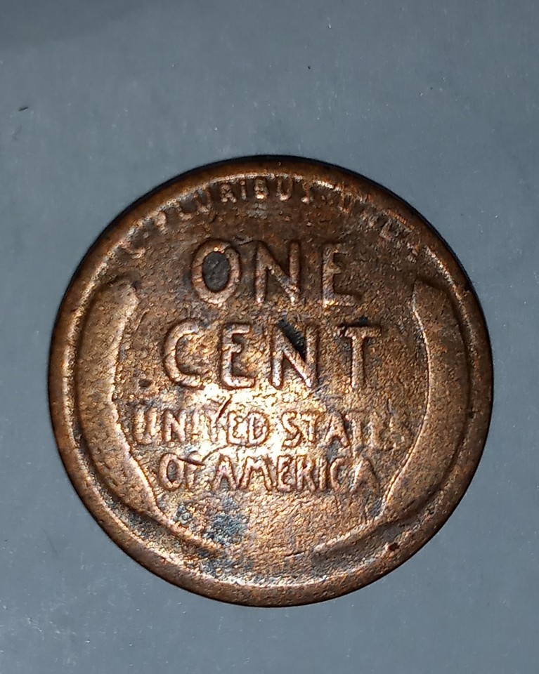 1917 Wheat Penny With Mint Errors still visible Rare Natural bright ...