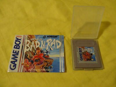 Skate or Die: Bad 'N Rad (Nintendo Game Boy, 1990) Excellent Condition ...