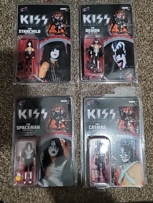 Kiss Bif Bang Pow Action Figures Love Gun Outfits | eBay