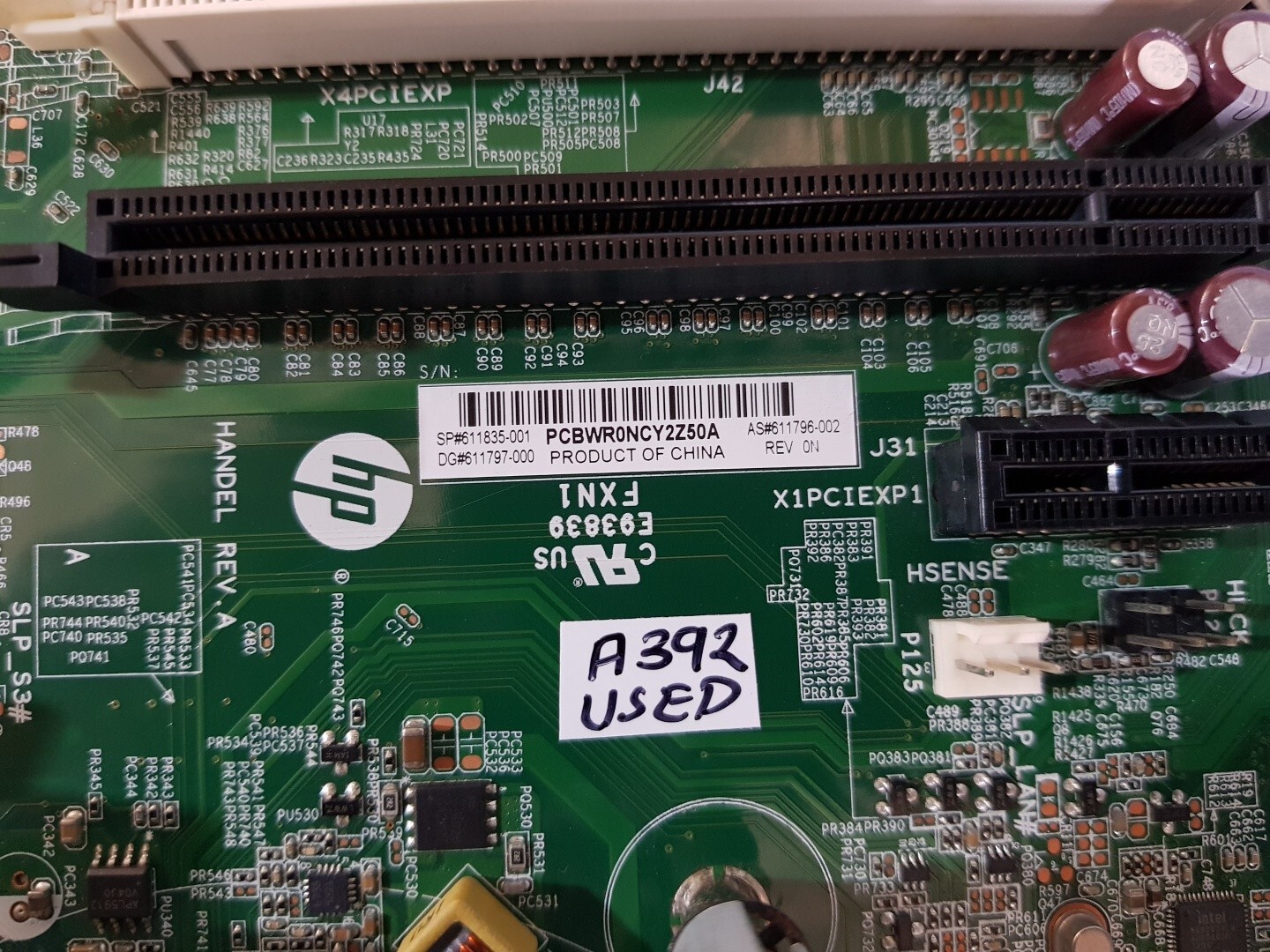 Placa madre de escritorio hp e93839 fxn1 pc rev.a | eBay