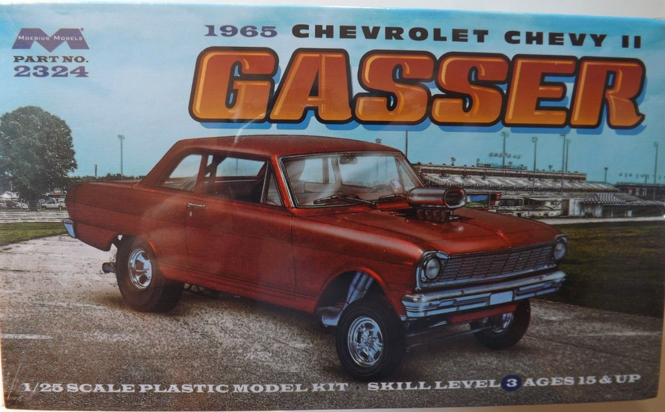 Moebius 1/25 1965 Chevrolet II NOVA Gasser #2324 | eBay
