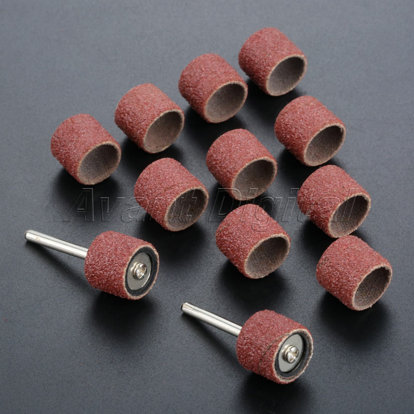 Fantastic 100X Sanding Bands With 2X Mandrel Electric Drill File ...