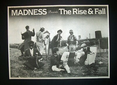 Madness The Rise & Fall 1982 Poster Type Ad, Promo Advert | eBay