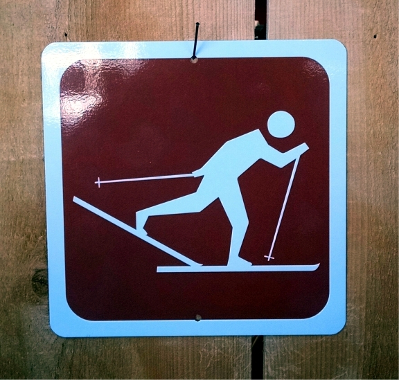 Nordic Ski Symbols Sticker Cross Country Skiing Pictogram And Signs