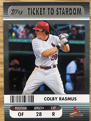 2009 Topps Ticket to Stardom Baseball #TTS-3 Colby Rasmus St. Louis ...
