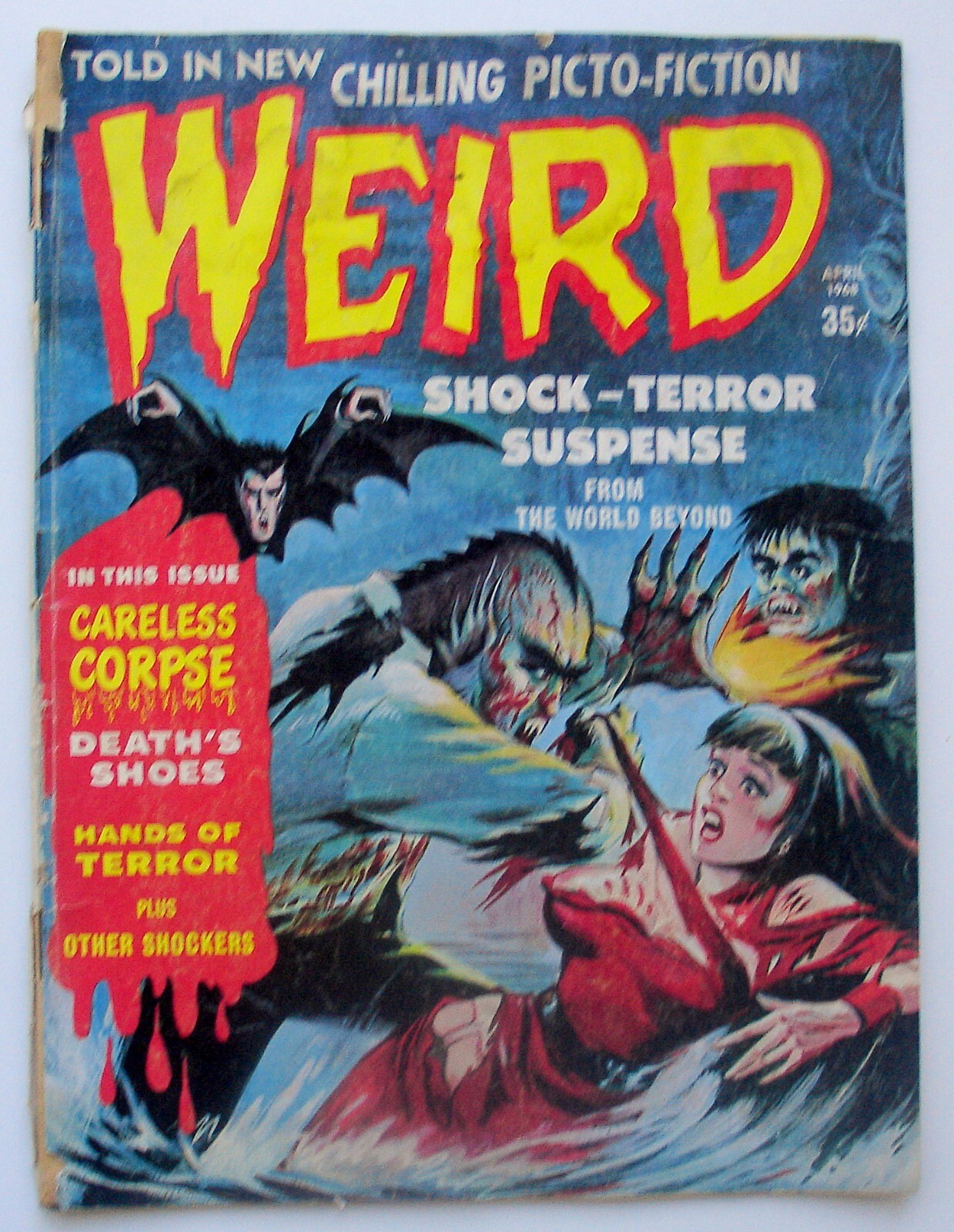 Weird Magazine #6 - 1968 - Shock-Terror Suspense From The World Beyond ...