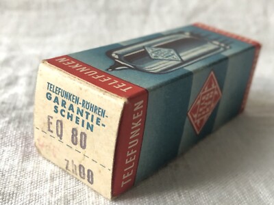 EQ80, Telefunken labels, Tube, lampe Röhre Valve Lampa. NOS, NIB. X1 | eBay