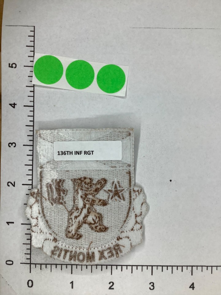 US ARMY 136th INFANTRY REGIMENT PATCH | eBay