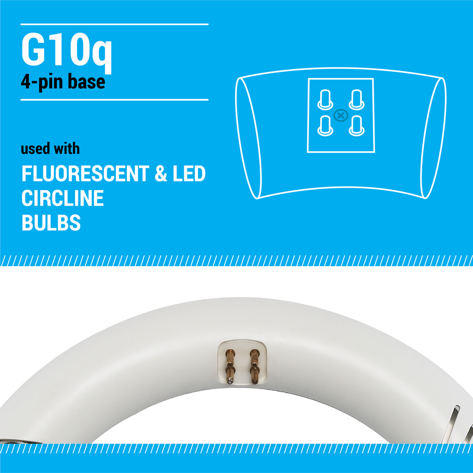 FC8T9 LED Circline 22W T9 4-Pin G10q 3000K 4000K 6500K Soft Cool White ...