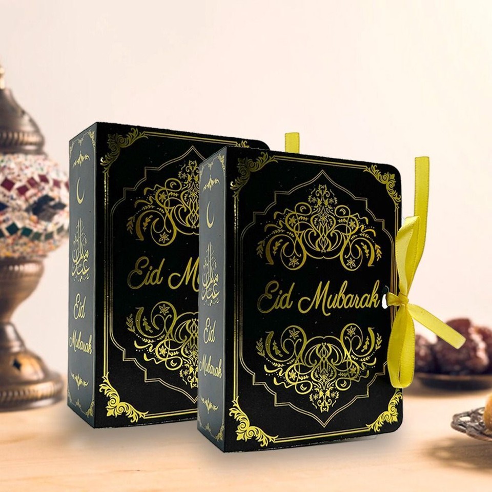 3PCS Cornucopia Ramadan Gift Boxes Cardboard Islamic Muslim Decor Box ...