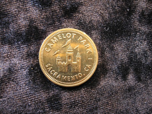 Camelot Park token coin Sacramento California (190) | eBay
