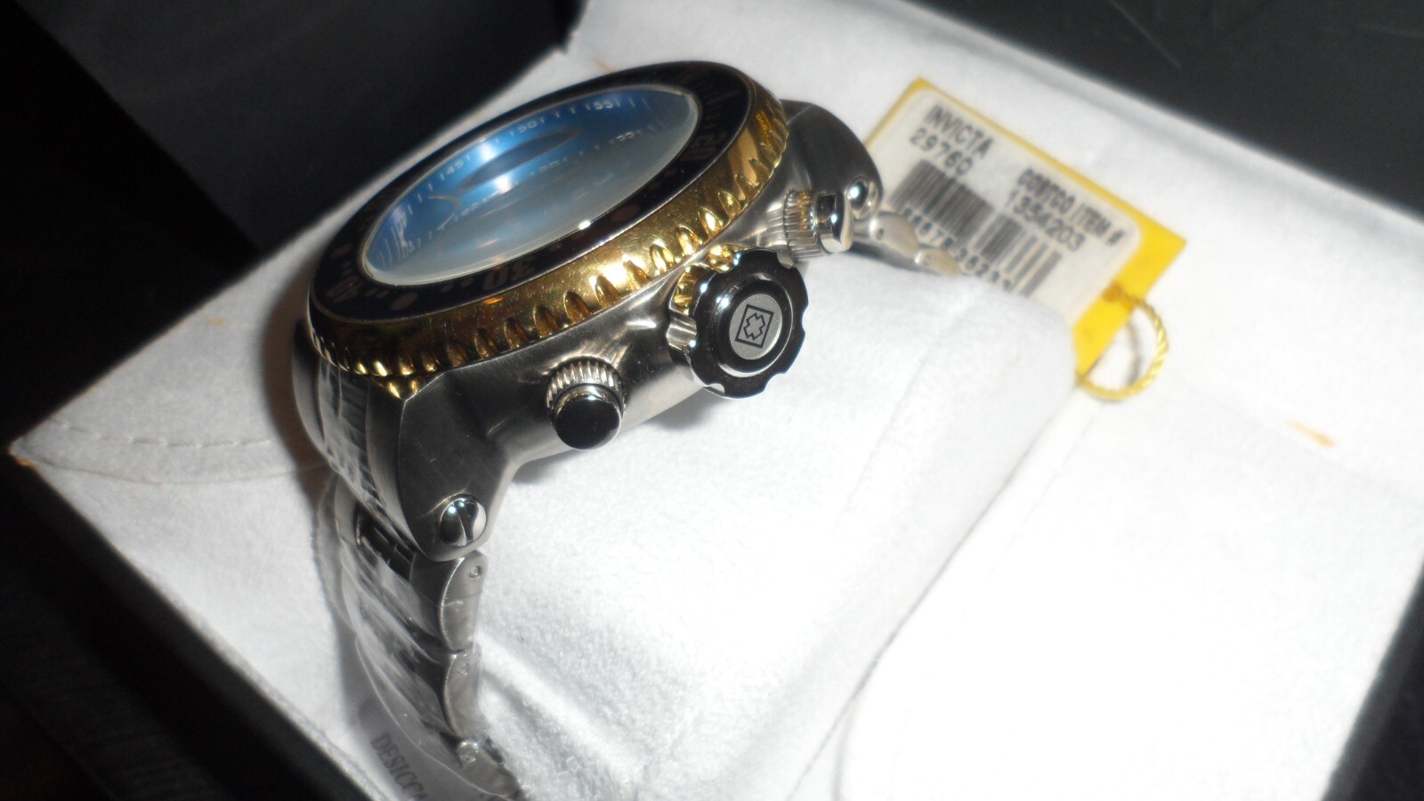 INVICTA 29760 Pro Diver Chronograph Date Blue Dial Stainless Men's ...