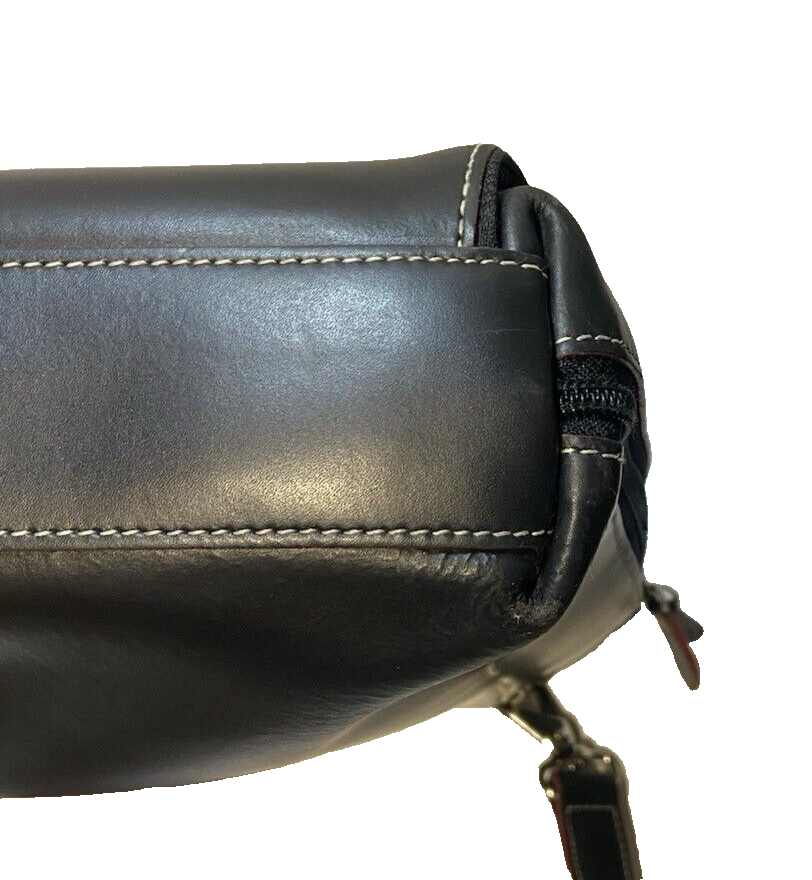 Lodis Leather Black Laptop Business Bag Organizational Pocket 13H X 14 ...