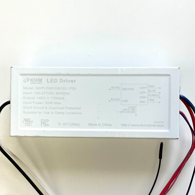 MSPI-DIM70W12S-1750 Dimmable LED Driver for 70W Wall Pack or Light ...