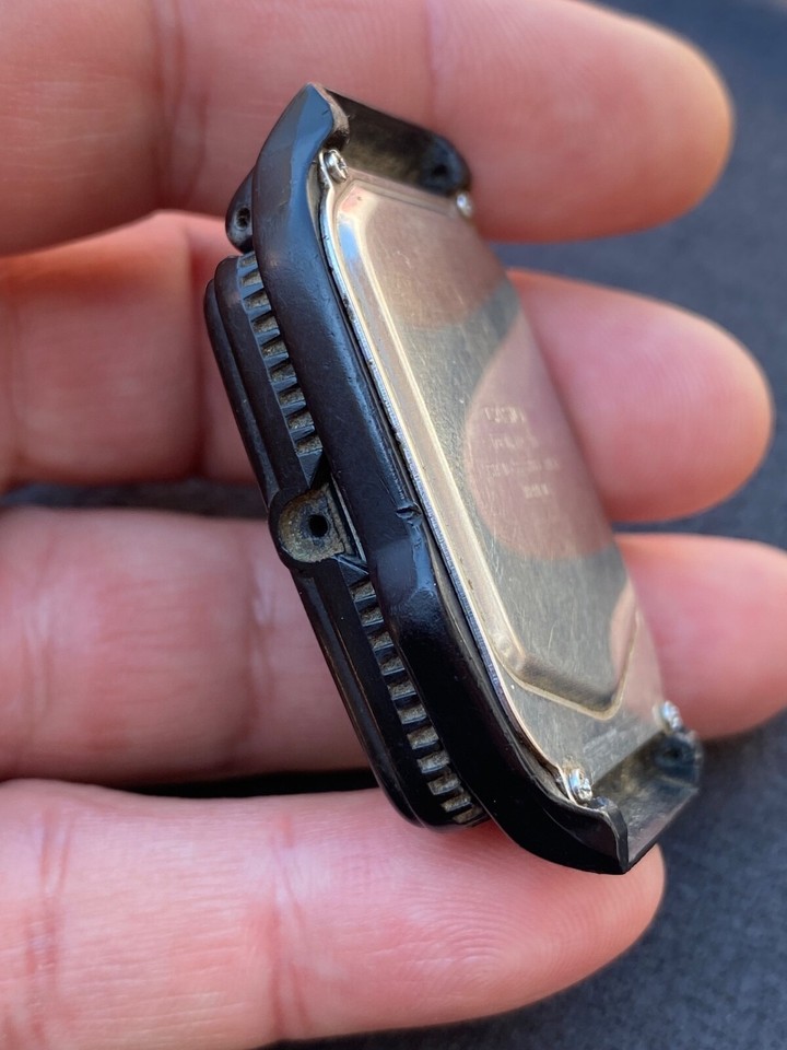 vintage watch casio FTP-30 flip top calculator databank for parts | eBay