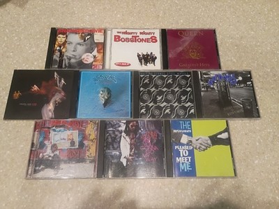 CD Lot punk metal grunge Kravitz Replacements DMB Eagles Stones Bowie ...