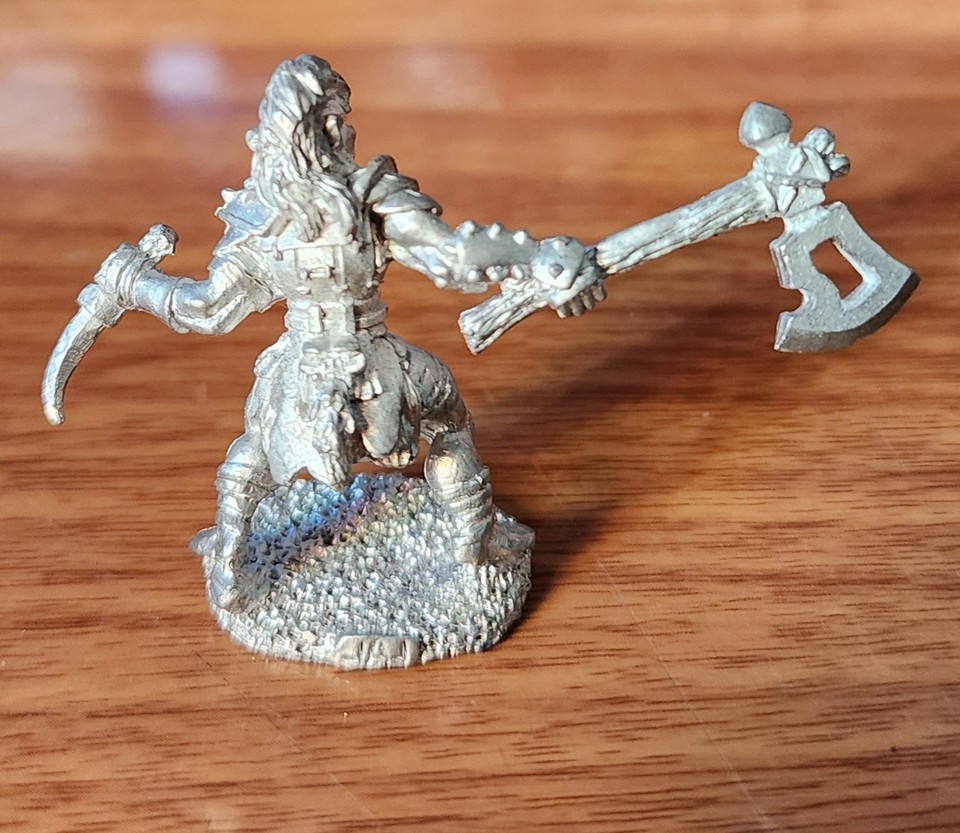 Reaper Miniatures Half Orc Barbarian With Axe Metal | eBay