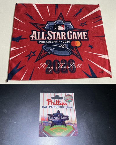 PHILLIES 2026 ALL STAR RALLY TOWEL & PIN SGA | eBay