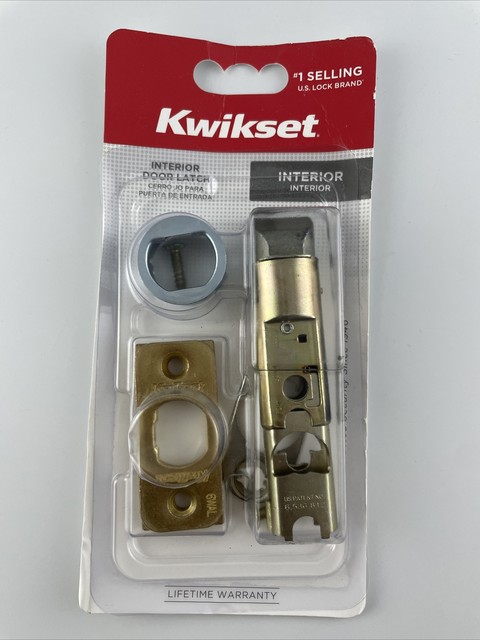 Kwikset Interior Door Latch 19843 6wal PL CP 3 for sale online | eBay