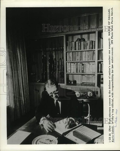 1964 Press Photo Mayor of Dallas Earle Cabell - hca78403 | eBay