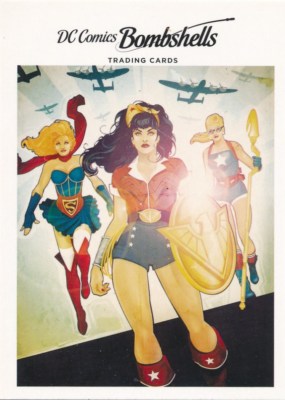 H8 WONDER WOMAN SUPERGIRL STARGIRL 2017 Cryptozoic DC Bombshells COVERS ...